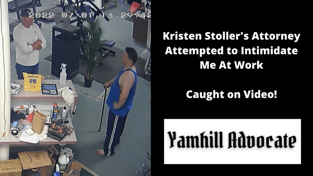 Kristen Stoller's Attorney Attempted to Intimidate Me At Work ...